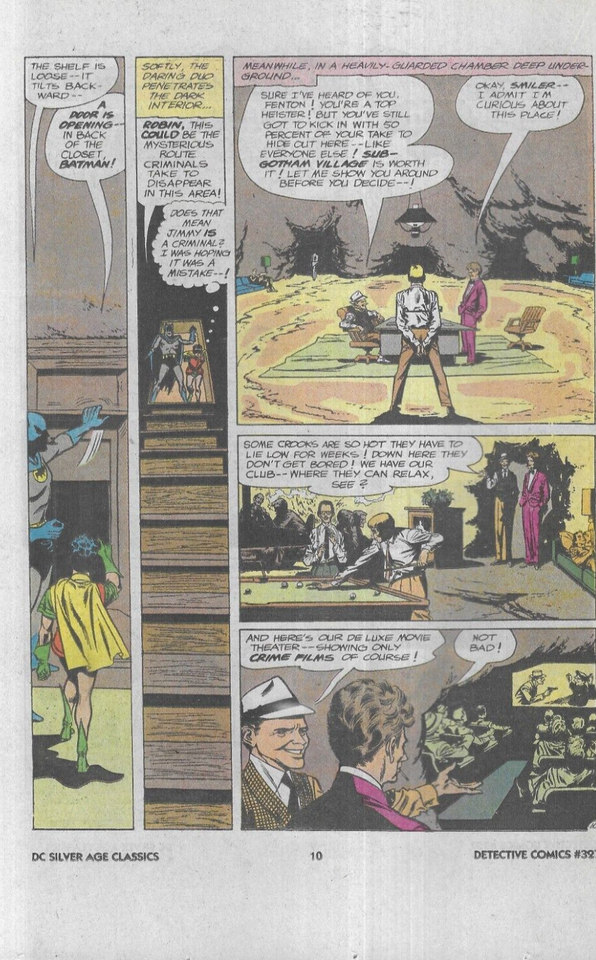 Detective Comics Batman 327 DC Silver Age Classics Reprint 1992 ...