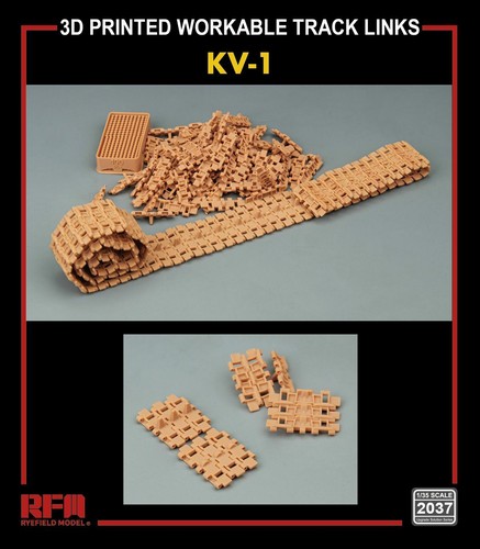 RYEFIELD MODEL RFM RM-2037 1/35 3D Printed Workable Track Links For KV ...