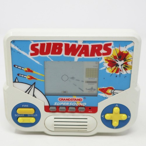 VINTAGE 1988 80s TIGER ELECTRONIC SUB WARS HANDHELD LCD VIDEO GAME ...