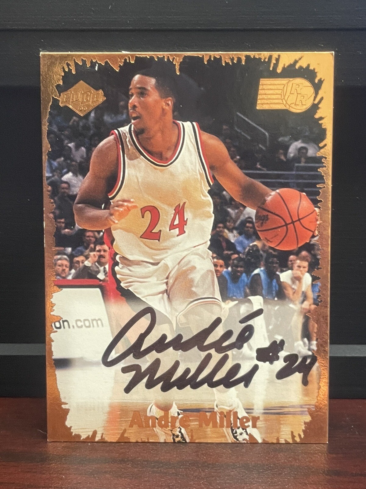 1999 Collector's Edge Rage Pro Signatures Andre Miller #RR-33 Rookie ...
