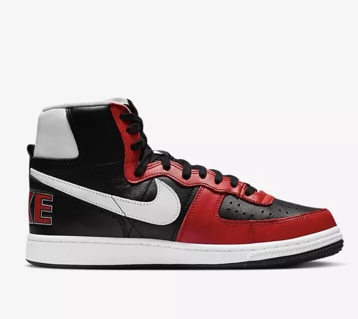 Nike Terminator High Top Athletic Sneakers Black University Red FN4442 ...
