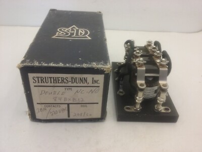 STRUTHERS-DUNN 84BXB12 CONTACT RELAY 30A 230VAC COIL 208V 60 Cy NIB | eBay