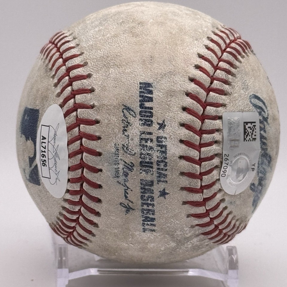 Jose Ramirez Signed MLB authenticated Game Used Baseball - 3 HR Game 6 ...