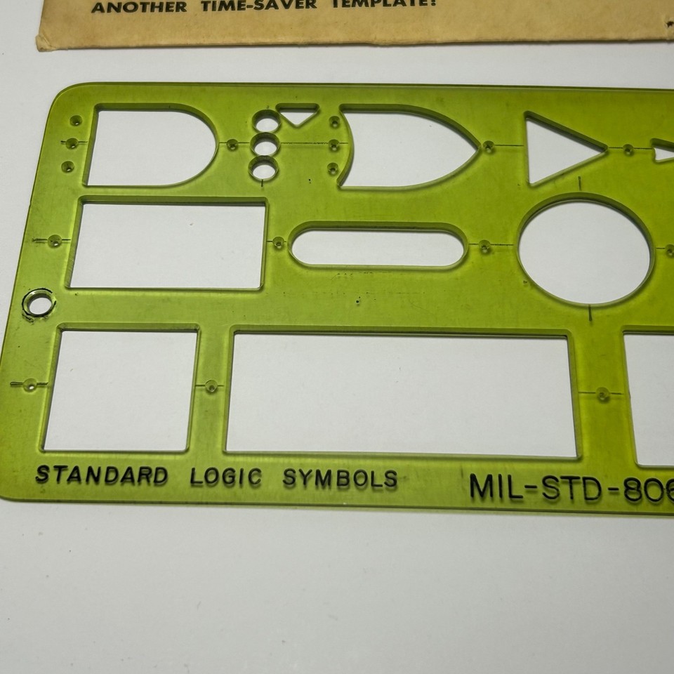 Rapidesign Standard Logic Symbols Templates MIL-STD-806 #541 w ...