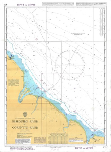 Admiralty 572 Essequibo River To Corentyn South America North East ...