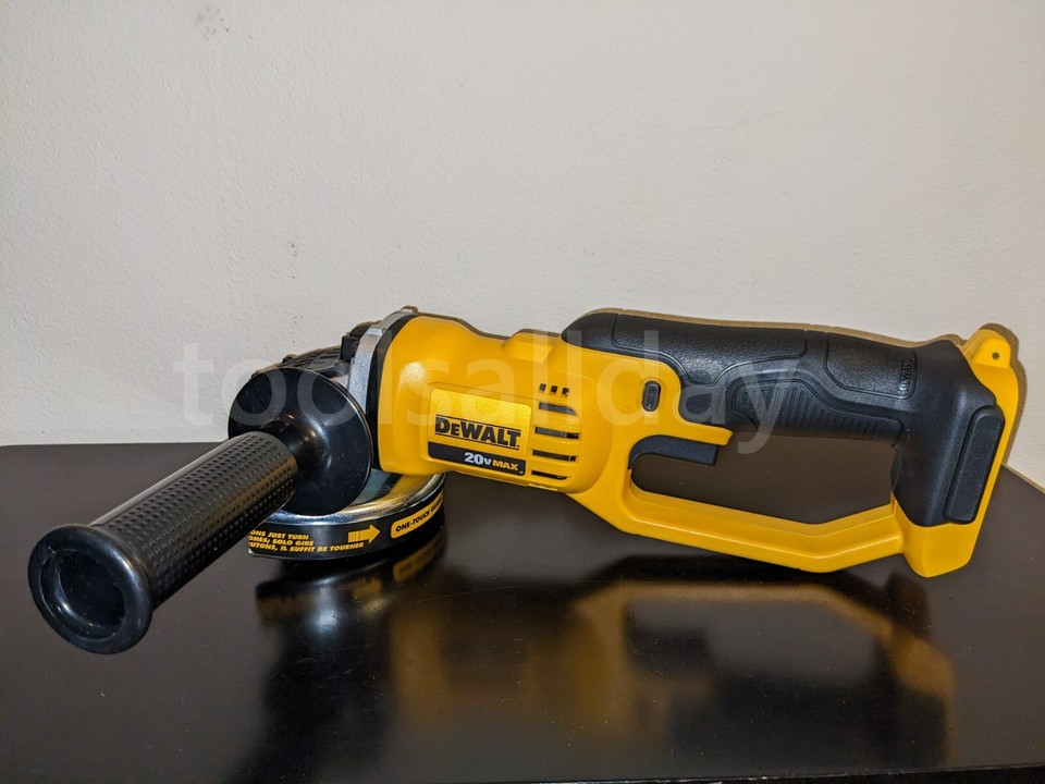 DEWALT DCG412B Cordless 20V MAX Li-ion 4-1/2" - 5" Angle Grinder w ...