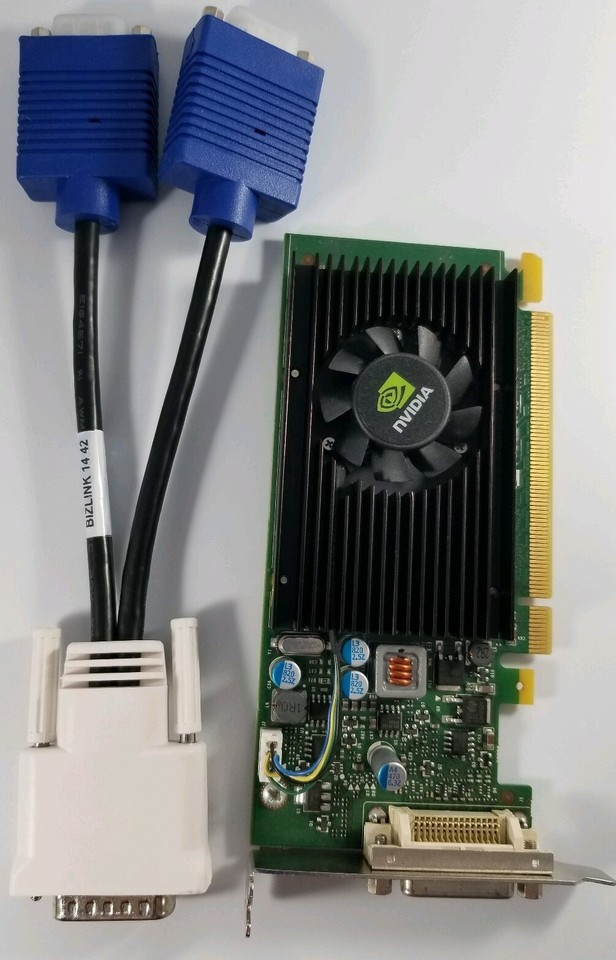 Nvidia Quadro NVS 315 1GB VGA Dual Monitor Windows 10 Video Card SFF ...