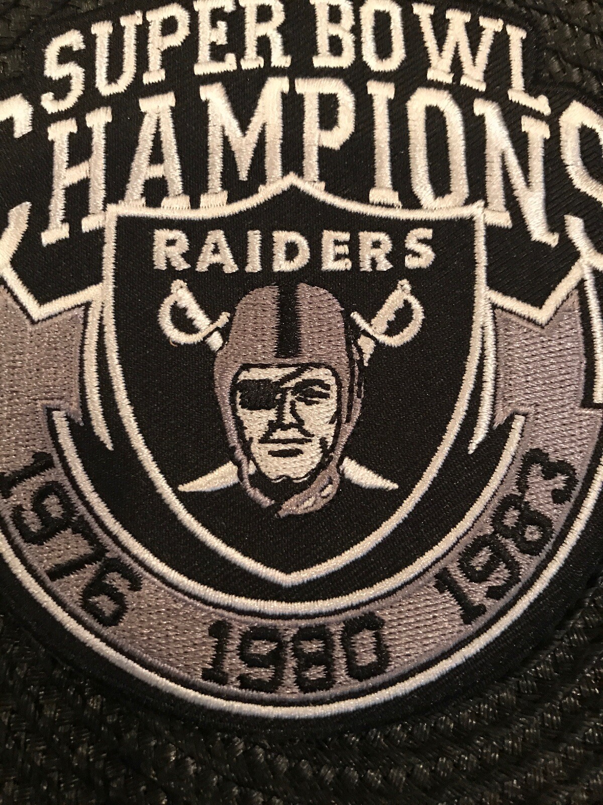 Oakland Raiders Vintage Iron on Embroidered CLASSIC Patch 4” X 3.5” A1 ...