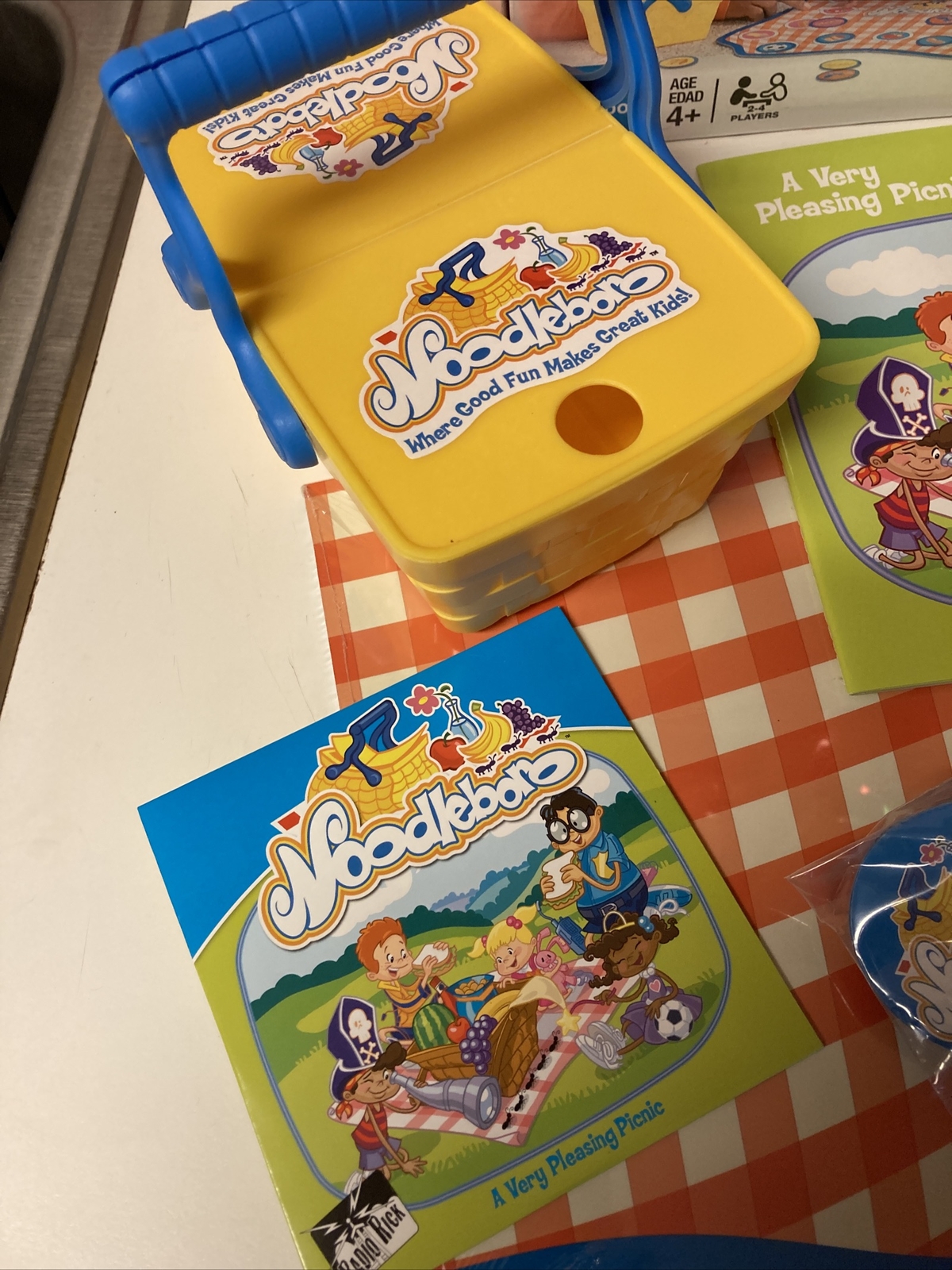 Playskool Hasbro Learning About Manners Picnic Basket Game CD,Book ...