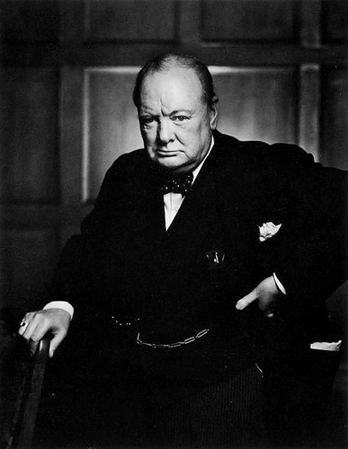 Winston Churchill Cane Black And White 8x10 Picture Celebrity Print | eBay