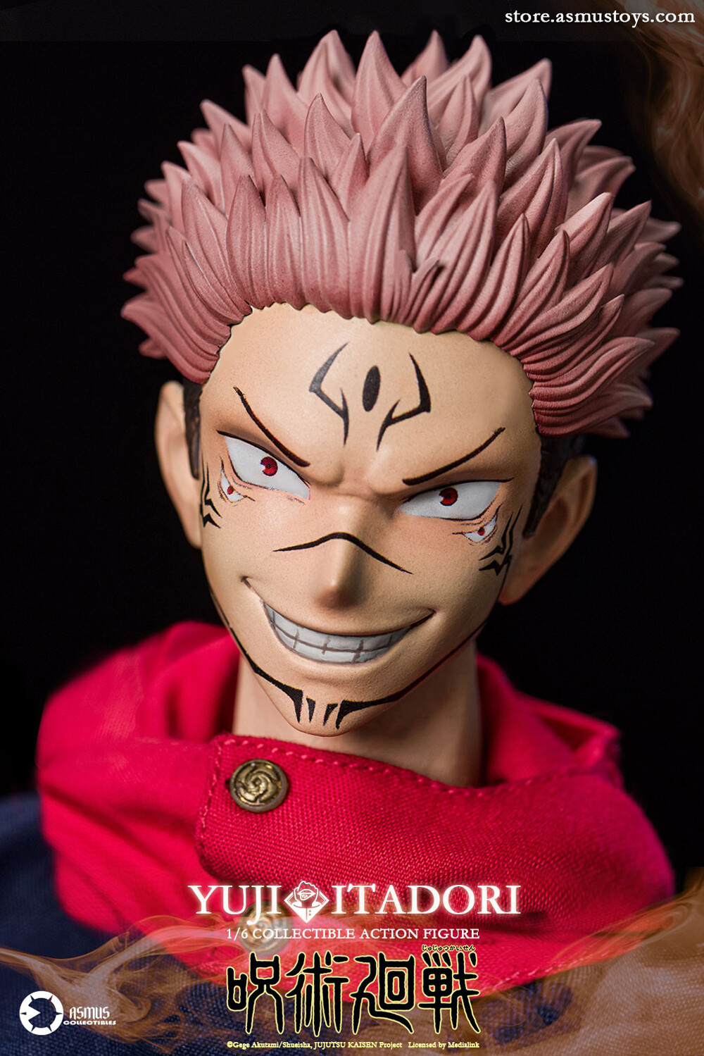 Asmus Toys Jujutsu Kaisen YUJI ITADORI 1/6 Action Figure 12in Doll ...