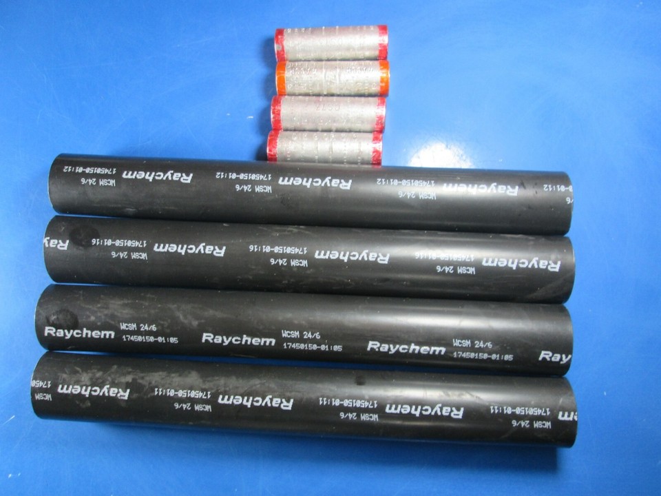 #2,#2, #2, #4 Aluminum Underground URD Wire Heat Shrink Crimp Repair ...