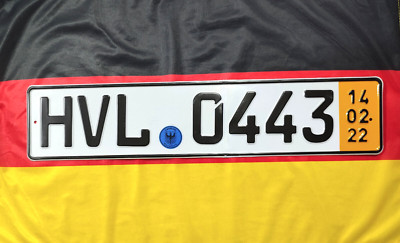 Temporary Number Plates Germany