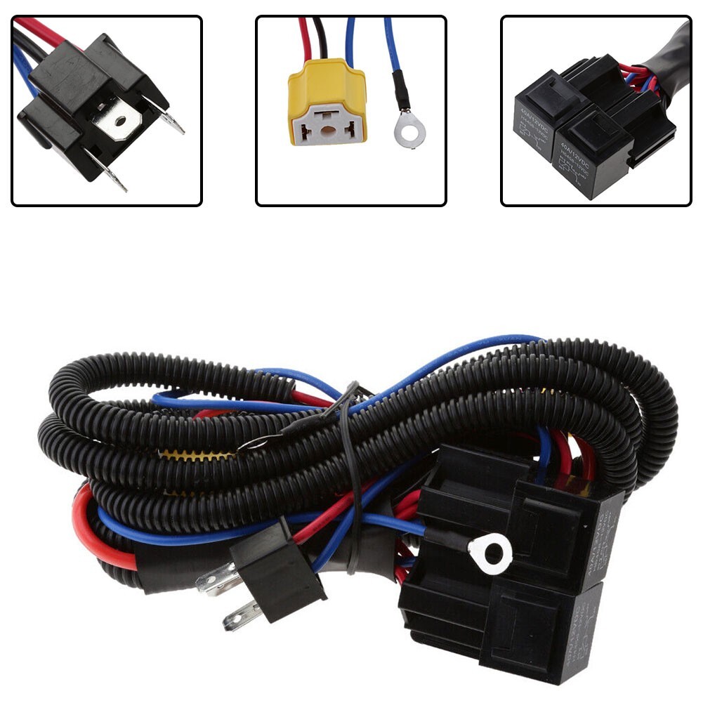 H4 Harness For Cars Headlights Malfunctioning Overheating Plugs Trucks ...