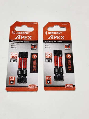 Crescent Apex Impact Vortex Power Bits SL-SQ 2 | eBay