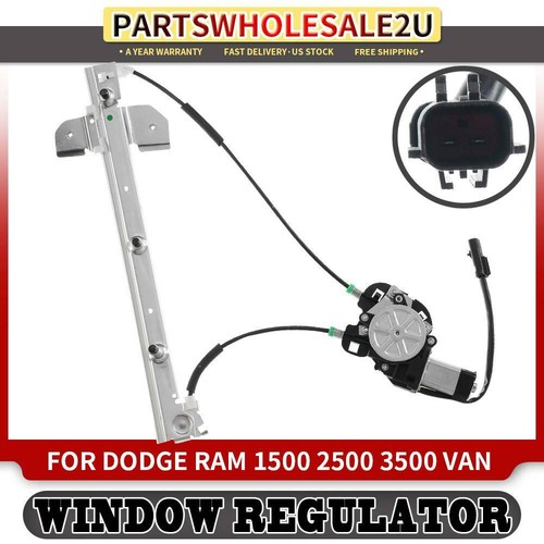 Power Window Regulator Front Left for Dodge B1500 Ram 1500 Van 99-03 w ...