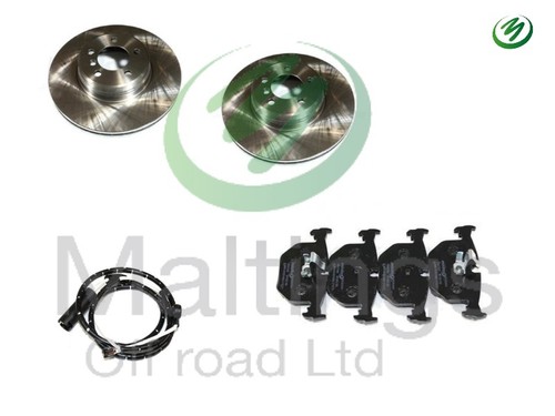 range rover l322 rear brake discs+pads with sensor 3.0 td6 4.4 v8 2002 ...