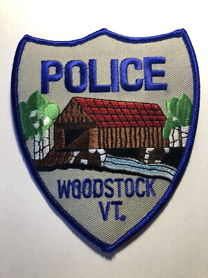 Woodstock Vermont Police Patch | eBay
