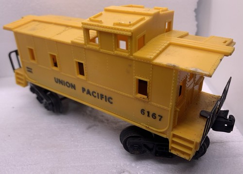Vintage Lionel No. 6167 Union Pacific Yellow Caboose O Scale | eBay
