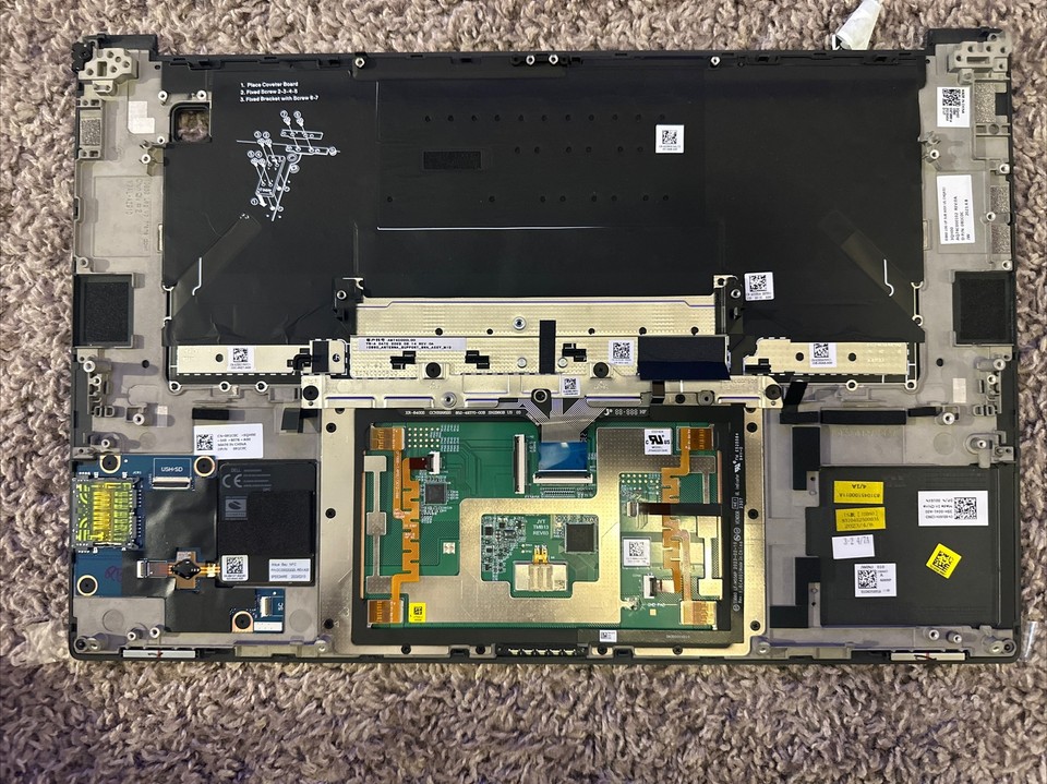 Dell Precision 5680 5690 Keyboard Touchpad Palmrest Assembly 81C0C ...