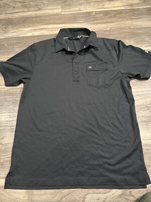 travis matthew polo Men’s L Black With Logo And Pocket | eBay