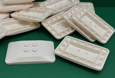 LEGO Roof, Vehicle Roof, 4 x 6 x 2/3, White, No. 98281, / 2 Pieces Per ...