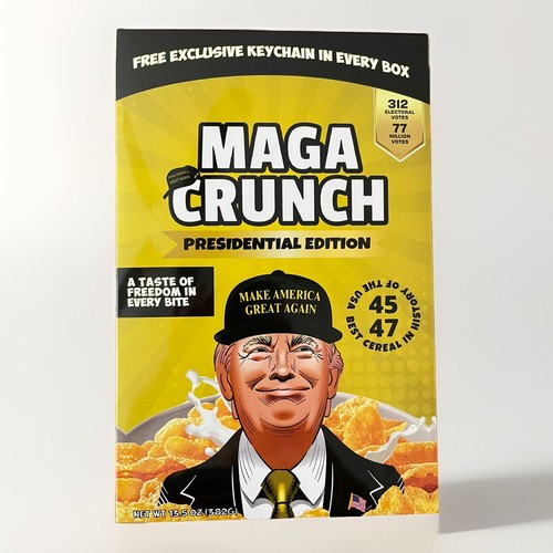 Trump MAGA Crunch Cereal Presidential Edition | eBay