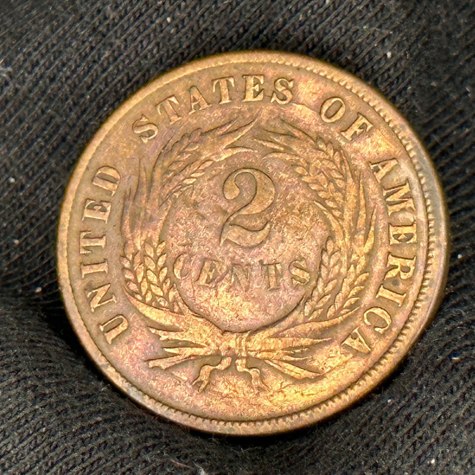 1871 TWO CENT US COPPER COIN | eBay