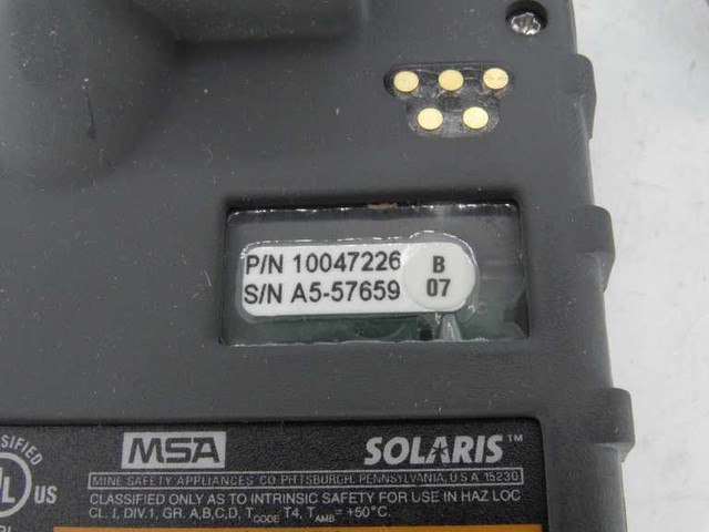 MSA Solaris Multi Gas Detector Alarm Monitor 10047226 for sale online ...