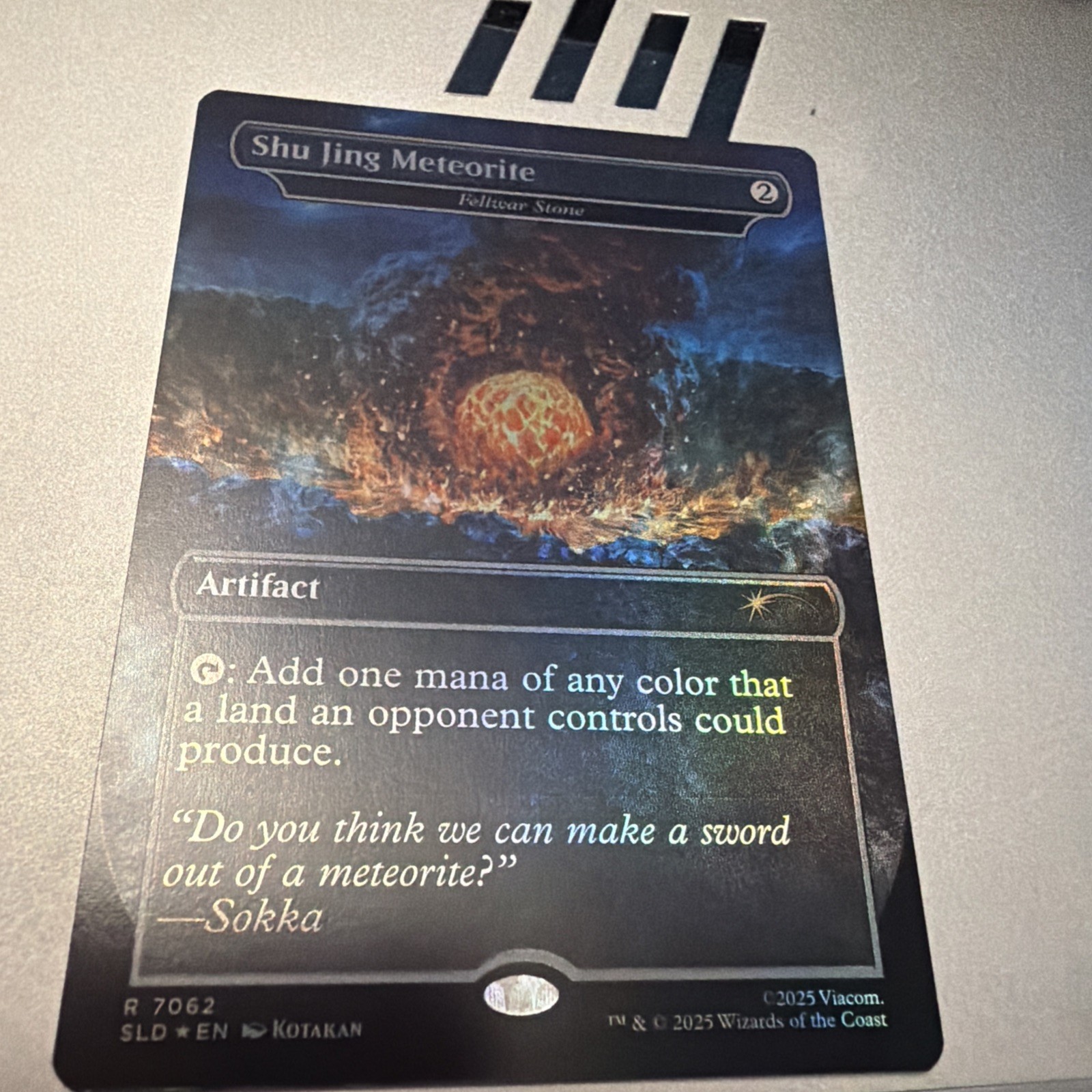 Shu Jing Meteorite (Fellwar Stone) MTG Avatar The Last Airbender Secret ...