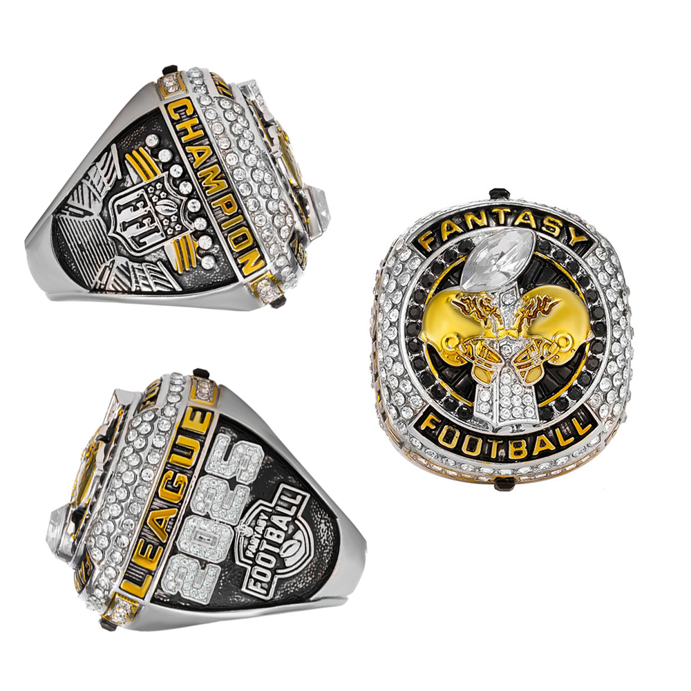 2025 Fantasy Football League FFL Ring White Trophy Champions Souvenir ...