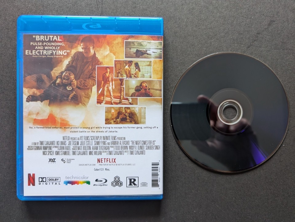 The Night Comes For Us Netflix Blu-ray ,Timo Tjahjanto near mint, not ...
