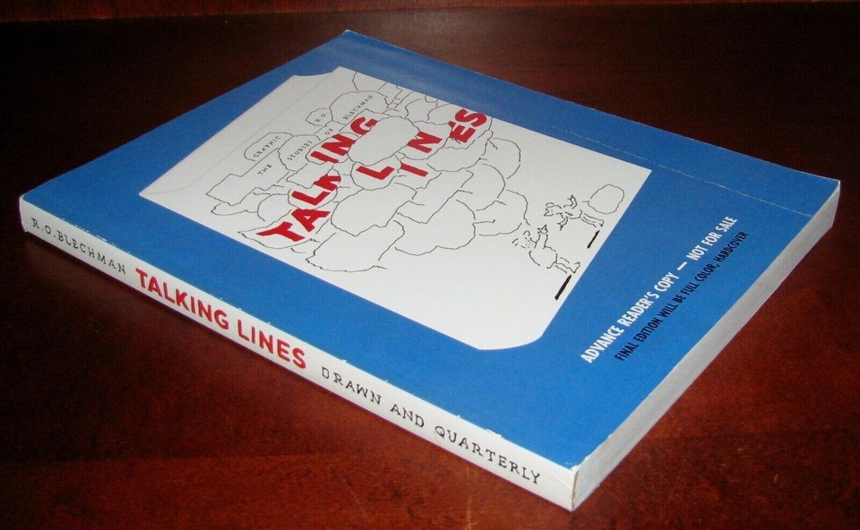 Talking Lines R.O. Blechman ARC Advance Reader Copy Drawn Quarterly ...