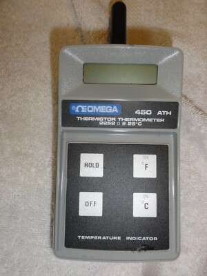 Omega 2252 @ 25'C Precision Thermistor Thermometer 450 ATH Temperature ...