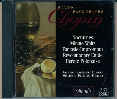 Chopin Piano Favorites, Istvan Szekely, Sandor Falvay, Amadis 7172 USA ...