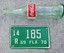 Florida MOTORCYCLE License Plate 1969 1970 Tag # 14 R 185 Marion County ...