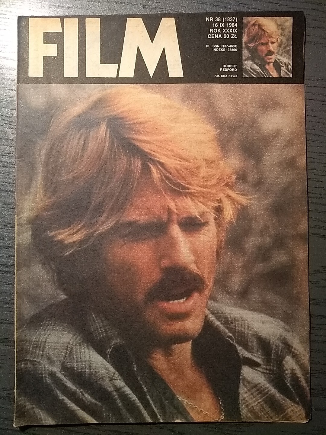 Robert Redford rare vintage retro FILM Magazine Polish 198411 | eBay