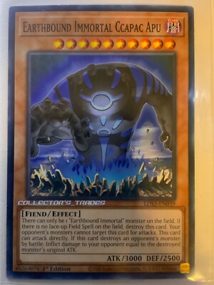 "Earthbound Immortal Ccapac Apu" LDS3-EN039 (C) Yu-Gi-Oh! Legendary ...