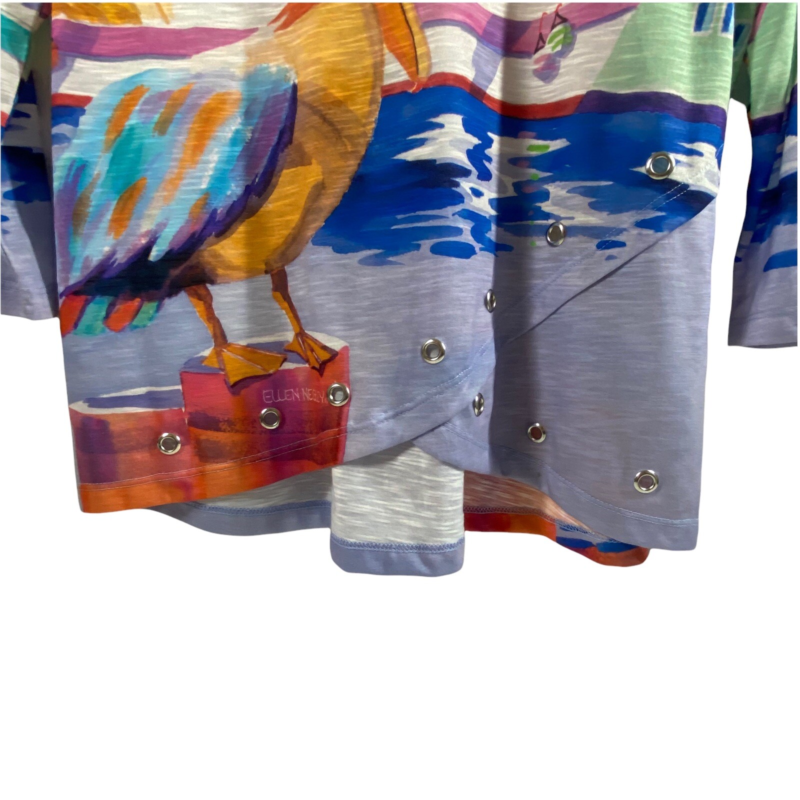 Art & Sol Pelican Print Boat Nautical By Ellen Negley… - Gem