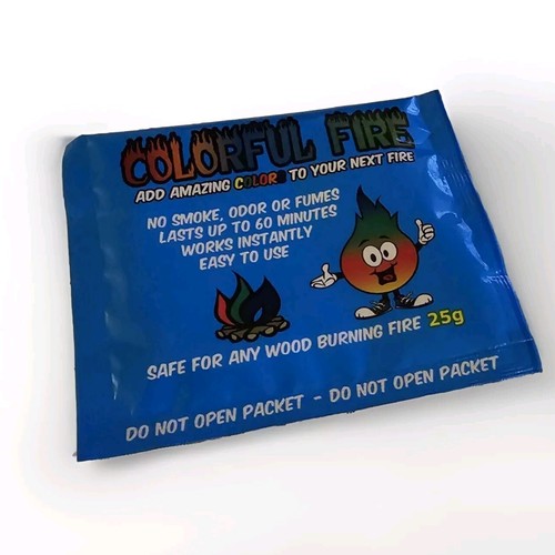 6 Packets Colorful Fire Magical Flames Color Campfire Fireplace ...