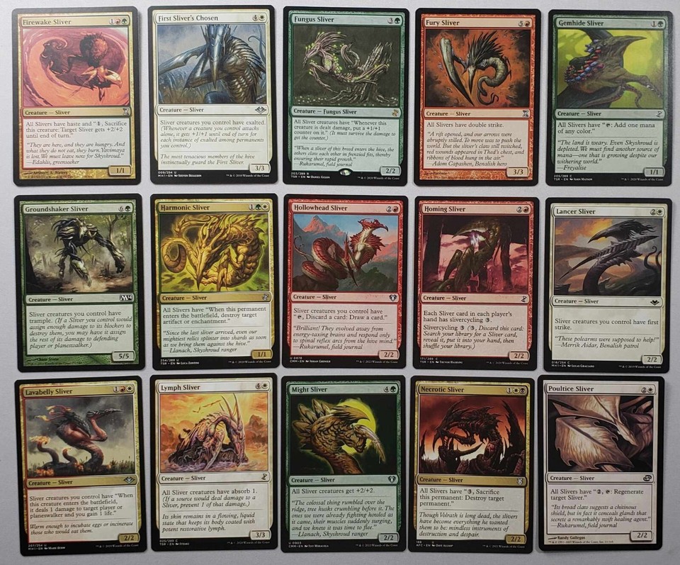 MTG Commander Sliver Hivelord Five Color Slivers EDH Deck with Rares | eBay
