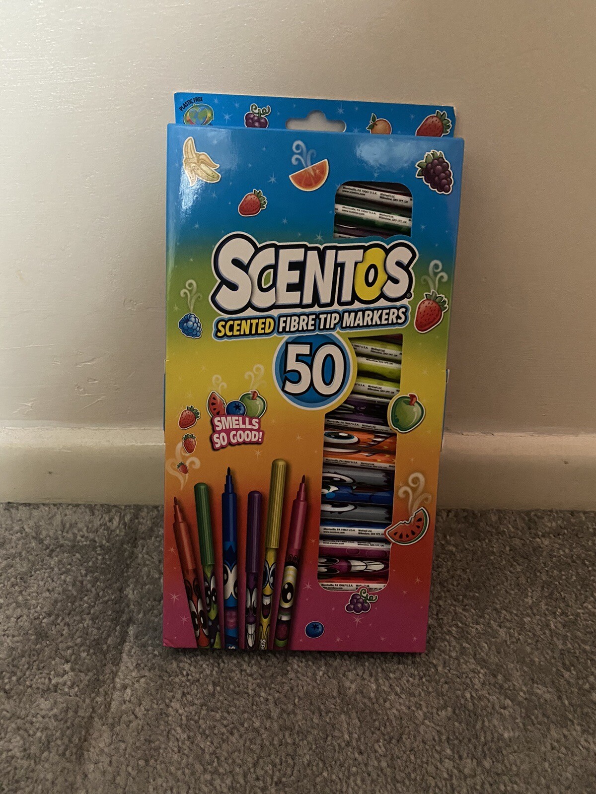 Scentos Set of 50 Scented Fibre Tip Pens Fruit Fragrance Arts & Craft ...