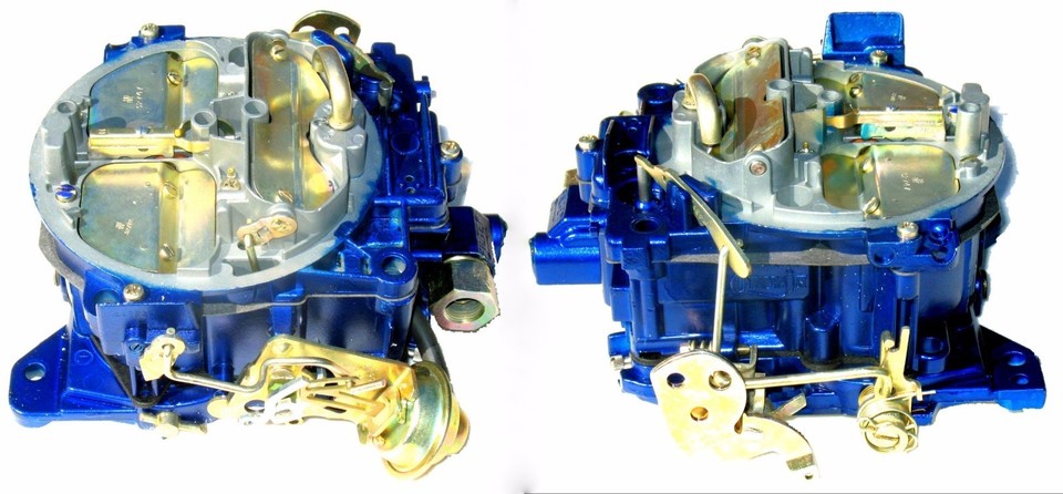 SET OF 2 REBUILT MARINE CARBURETORS QUADRAJET FOR 454 V8 ENG DIVORCED ...