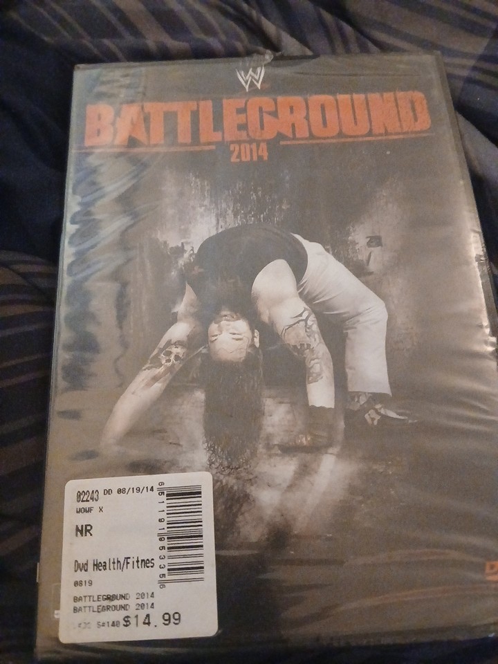 BRAND NEW WWE BATTLEGROUND 2014 DVD - WWF RANDY ORTON JOHN CENA ROMAN ...