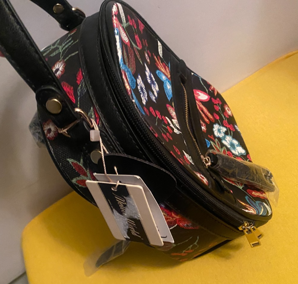 Peta Approved Vegan Mellow World Floral Small 8×9×3.5 in. Backpack NEW ...