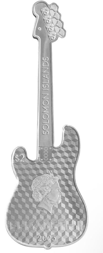 2024 Fender Stratocaster Guitar Amp Coins 2oz Silver PAMP Solomon ...