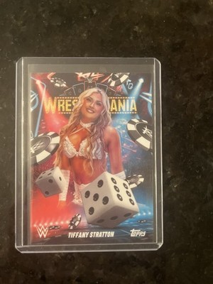 Tiffany Stratton Card Topps WWE Wrestlemania 41 WWE WORLD Las Vegas ...