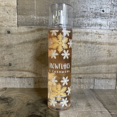 Bath & Body Works Snowflakes & Cashmere Body Mist Perfume Fragrance ...