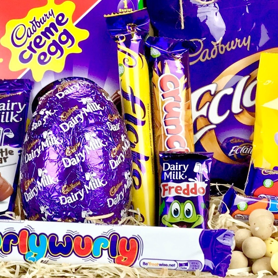 Easter Chocolate Gift Hamper Box - Large Selection Creme Egg Cadbury ...