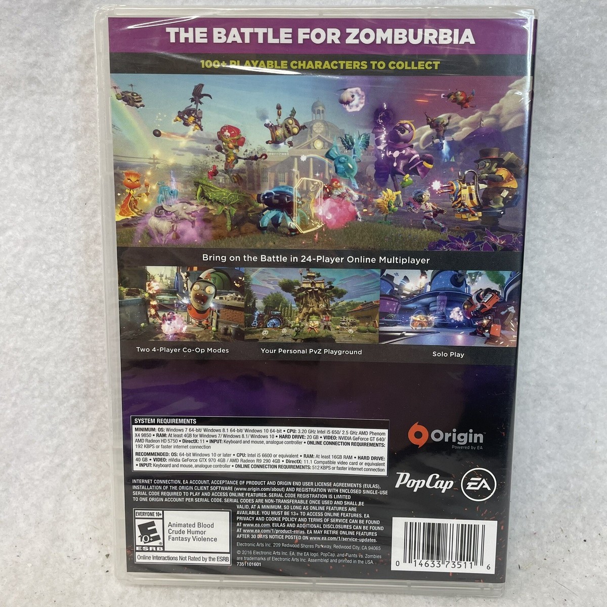 Plants Vs Zombies Gw2 2016 Box Cover Art Mobygames